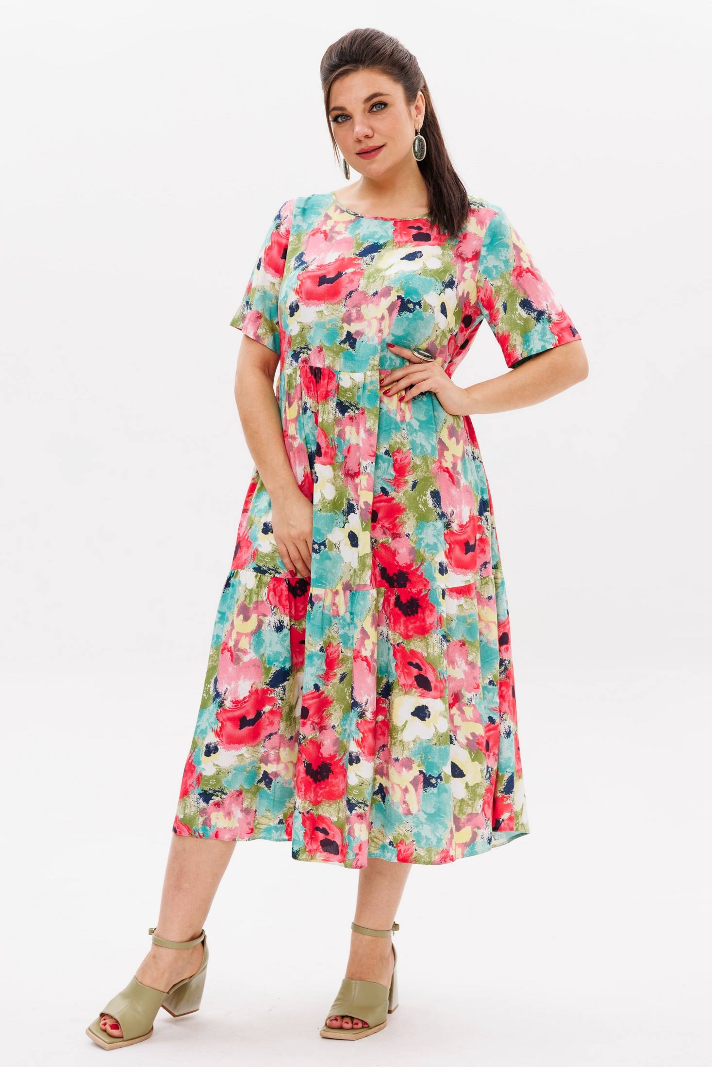 Платье 1408 цветочный сон Anelli купить в интернет магазине | в наличии